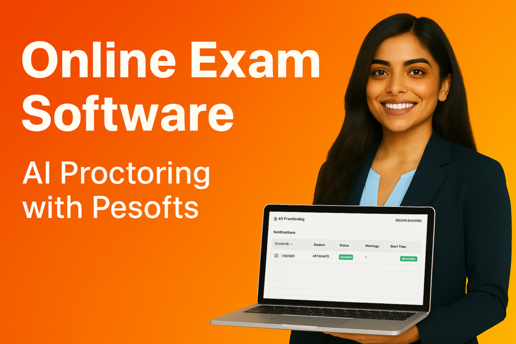 Online Exam Software with AI Proctoring | Online Exams–Pesofts